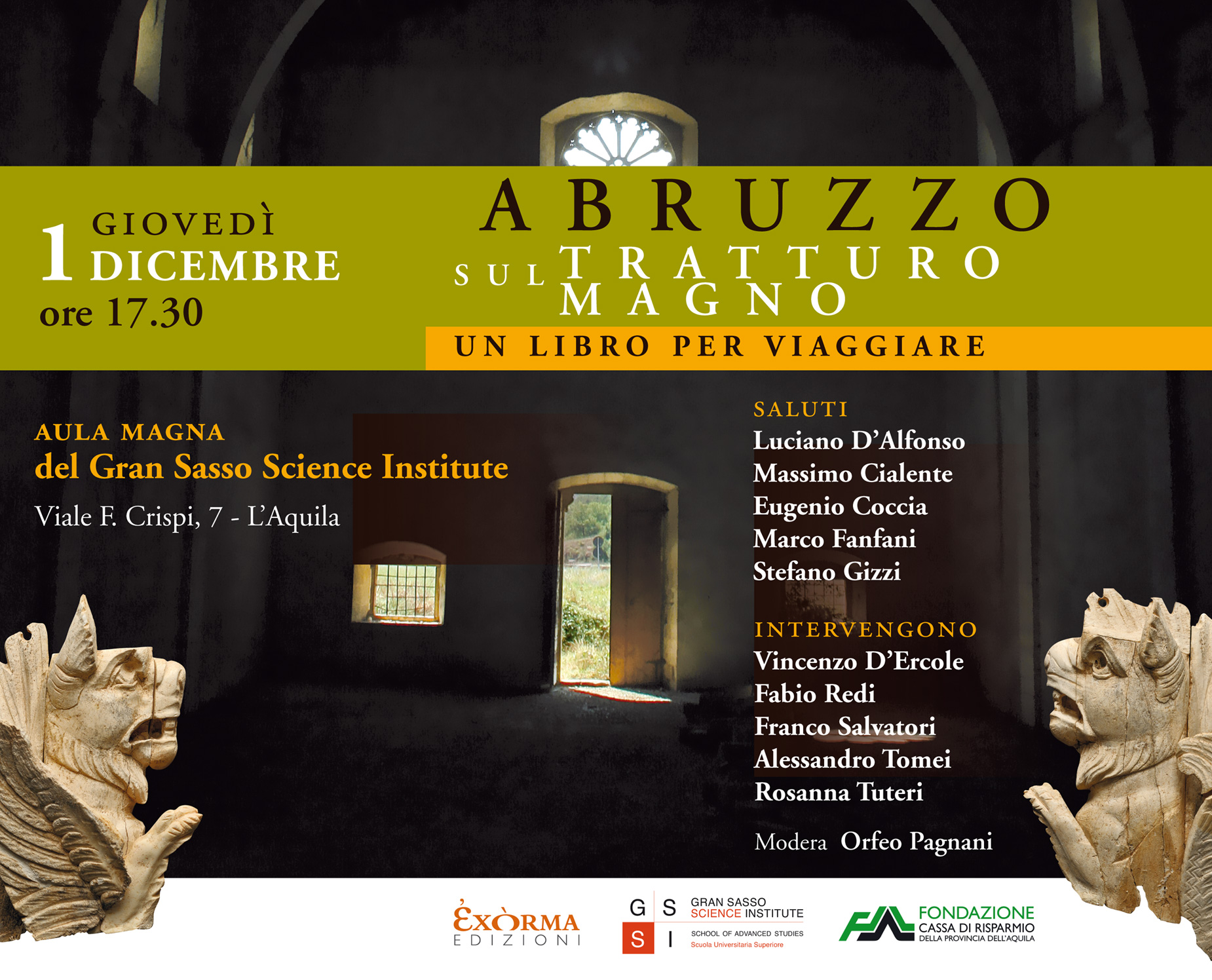 Presentazione del volume ABRUZZO SUL TRATTURO MAGNO al GSSI - Exorma ...